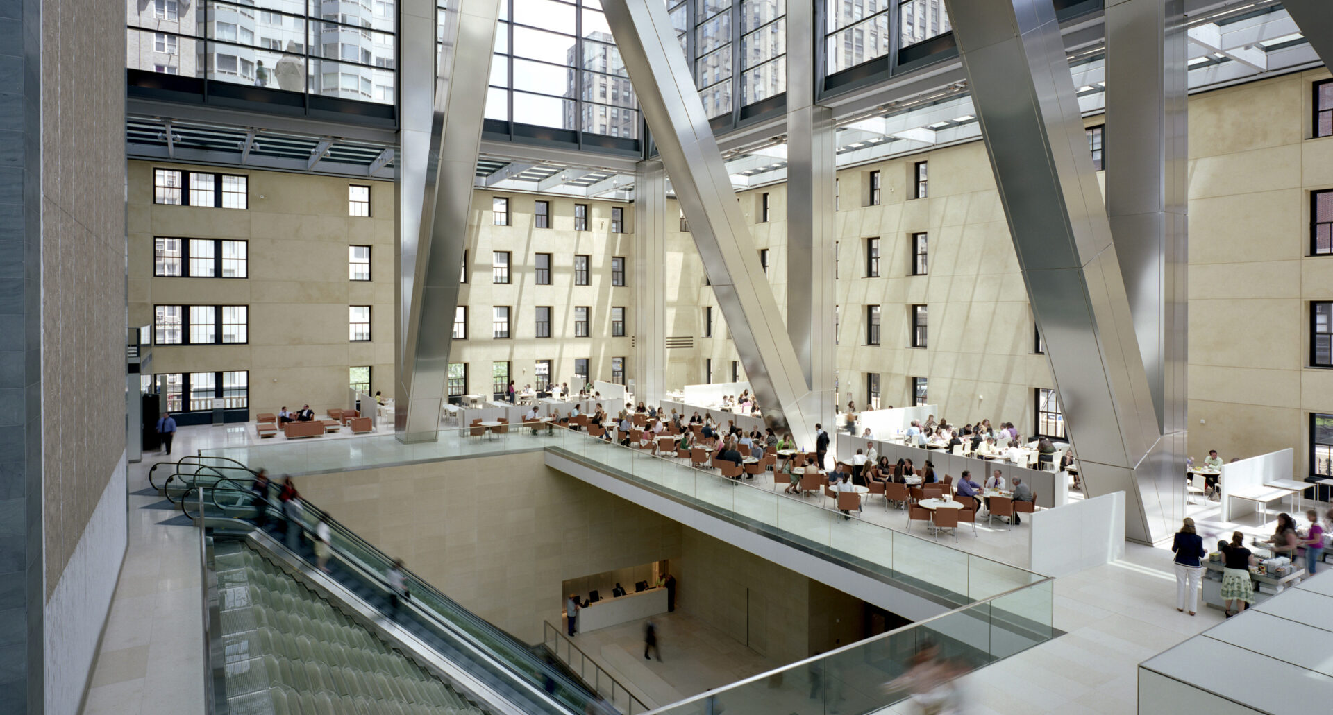 Hearst Tower Ice Fall and Café - Adamson and AAI